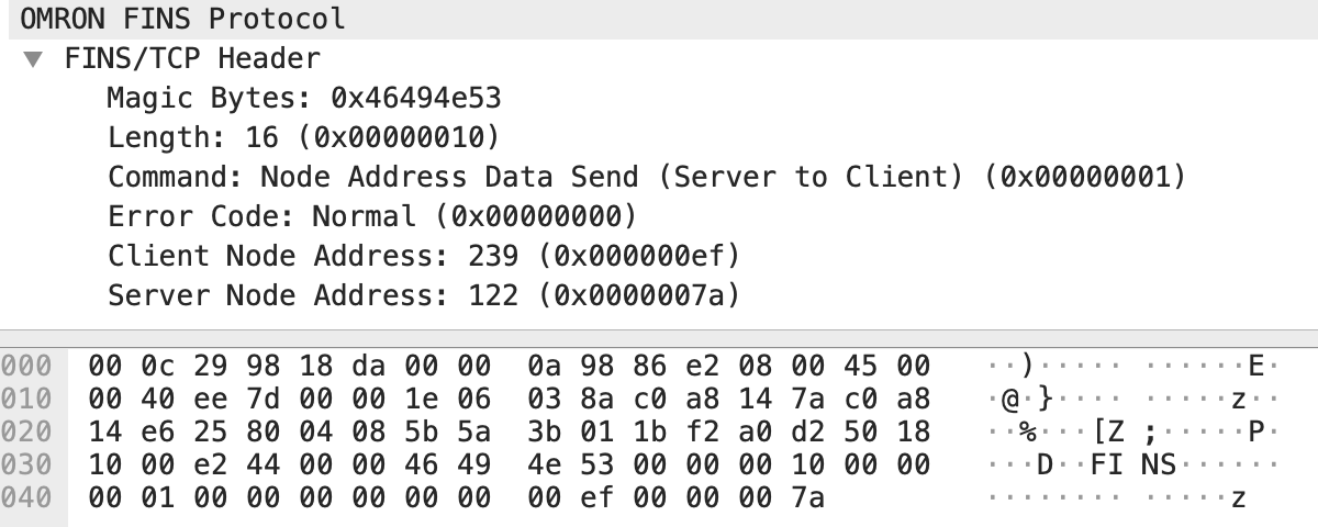 OMRON-FINS(TCP)协议详细解析和攻击_fins协议-CSDN博客