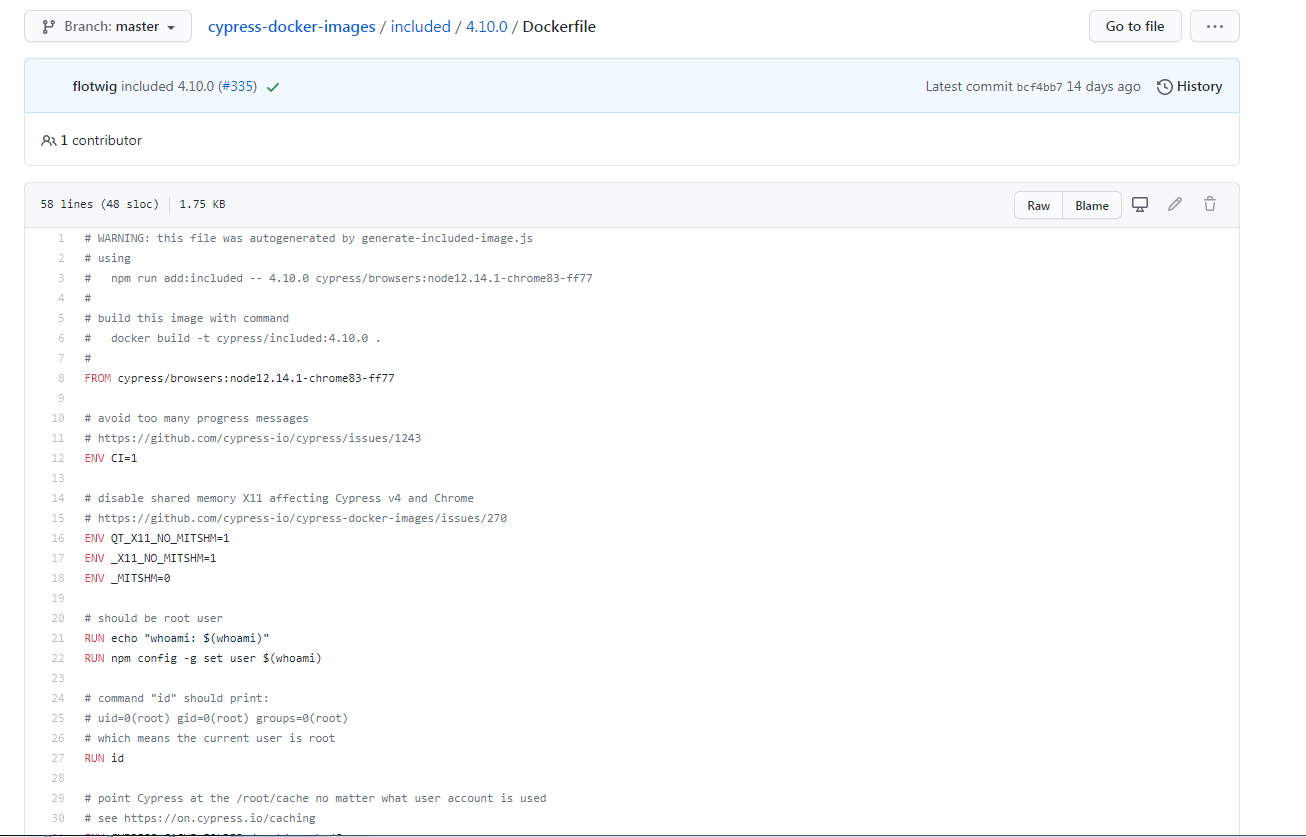 Cypress UI 自动化（7）- 使用docker运行cypress项目_cypress docker镜像-CSDN博客