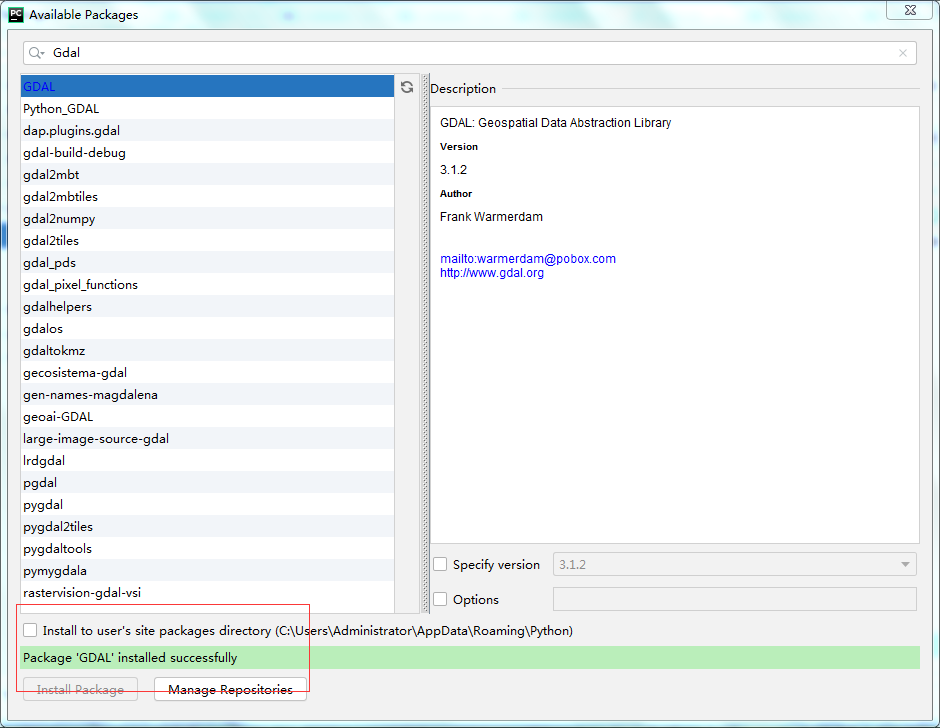Pycharm中安装GDAL库总是出错解决办法_python安装gdal-CSDN博客