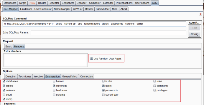 Web渗透之Web利器合集——sqlmap和burpsuite连接_sqlmap配置burp代理-CSDN博客