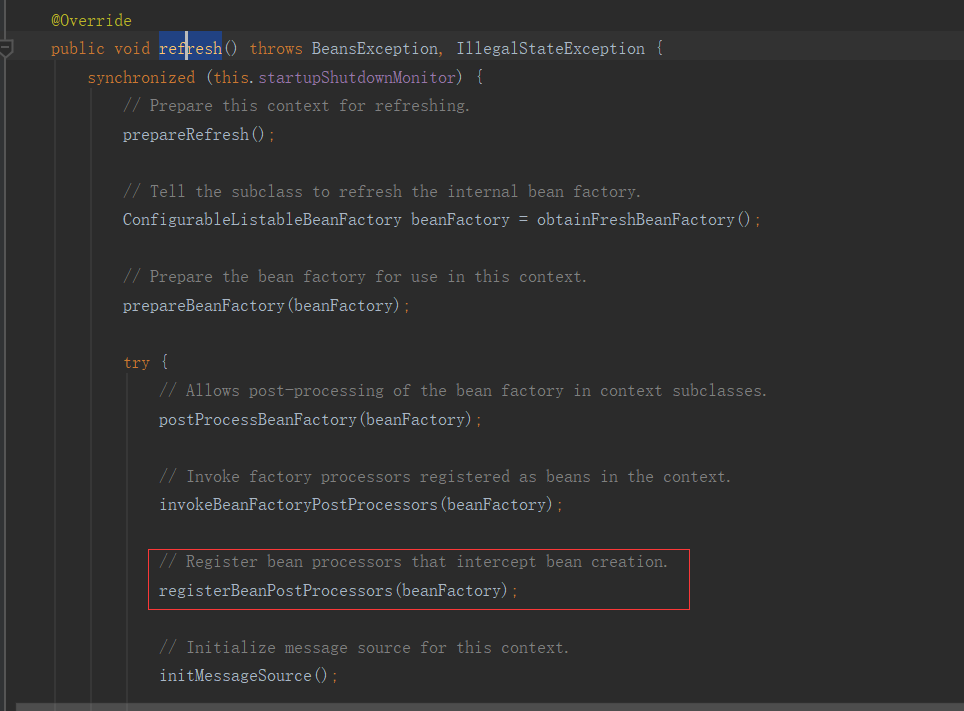 Spring源码导读之BeanPostProcessor_postprocessorregistrationdelegate$beanpostprocesso-CSDN博客