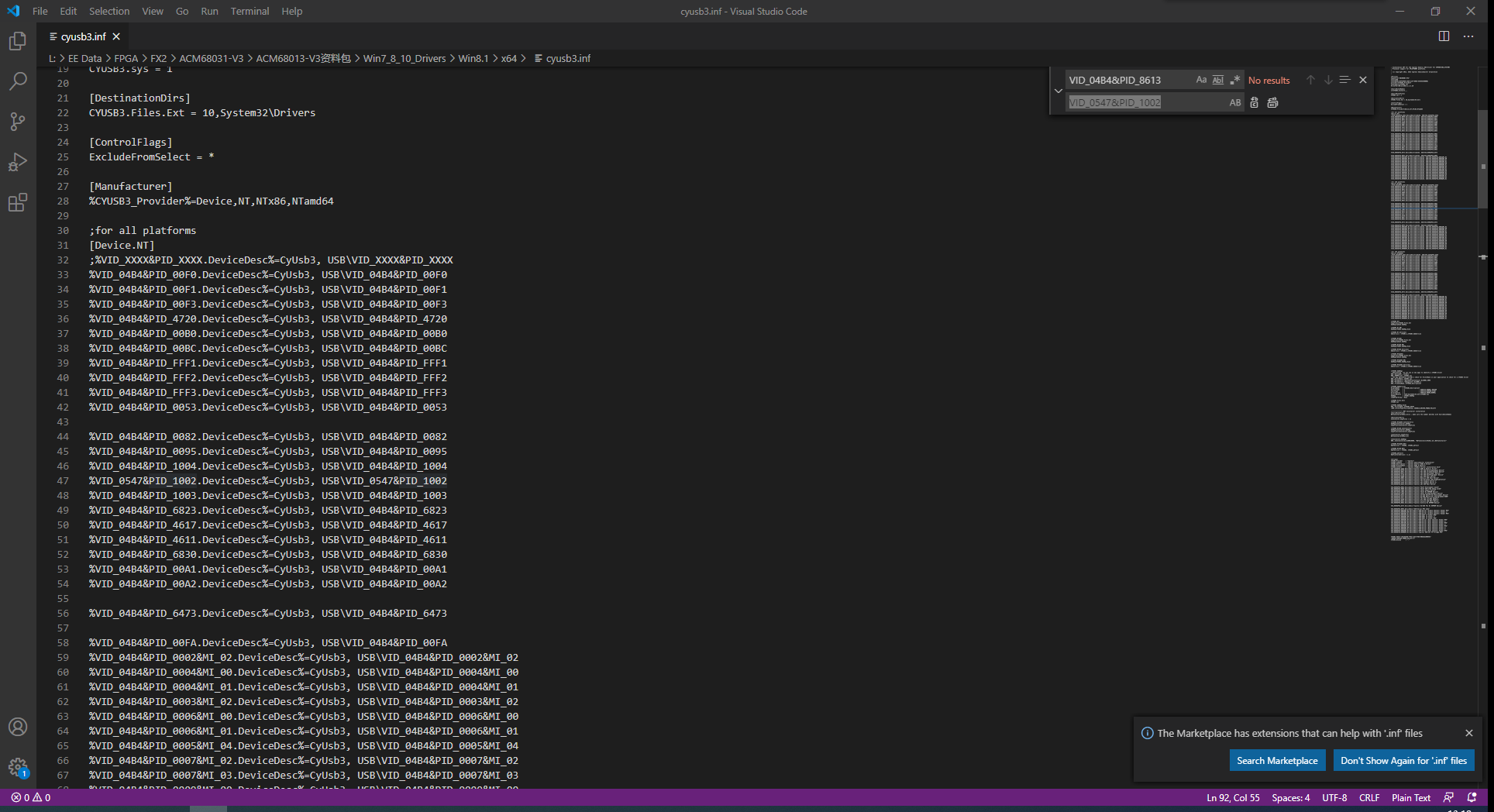 How to solve win10 unable to install EZ-USB FX2 CY7C68013A driver ...