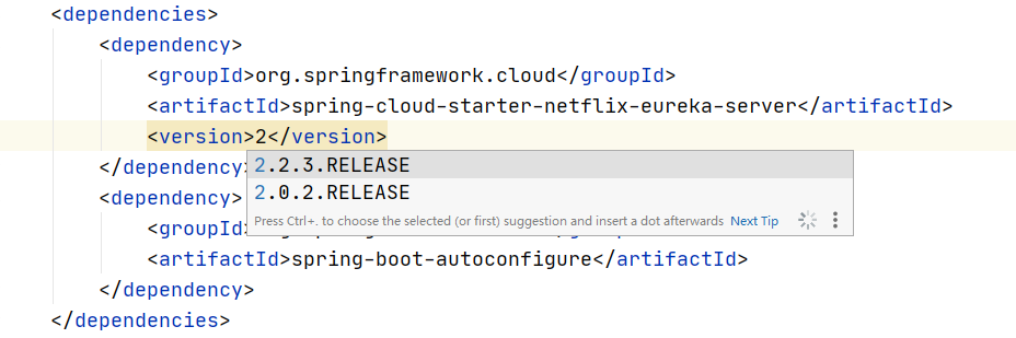 Cannot resolve org.springframework.cloud:spring-cloud-starter-netflix-eureka-server:unknown-CSDN博客
