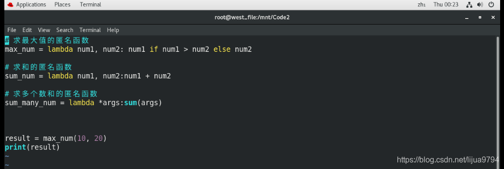 Linux下的python用法(函数的创建与调用,函数参数,匿名函数,递归函数)linux里的python写完一个函数怎么开始下一个函数 Csdn博客 0395