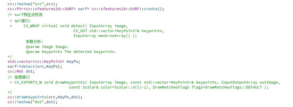 opencv surf特征点检测(一)，基本使用，cv::KeyPoint 属性分析，surf属性分析-CSDN博客