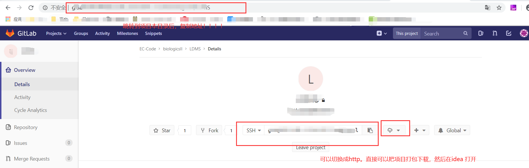 Idea 配置git 并从gitlab拉取项目【新手上路】idea从gitlab拉取项目 Csdn博客 