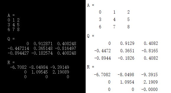 Eigen library QR decomposition - Programmer Sought