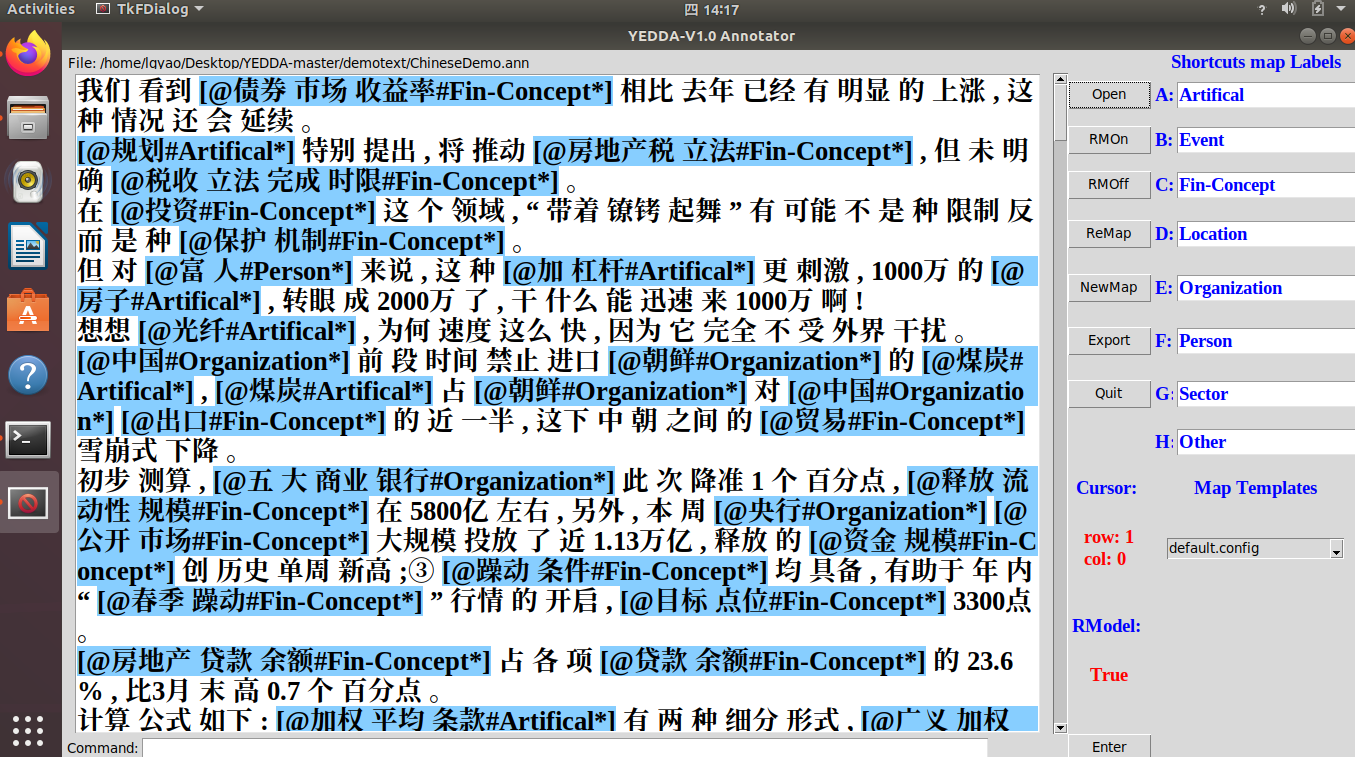 YEDDA使用方法 命名实体识别_yedda工具-CSDN博客