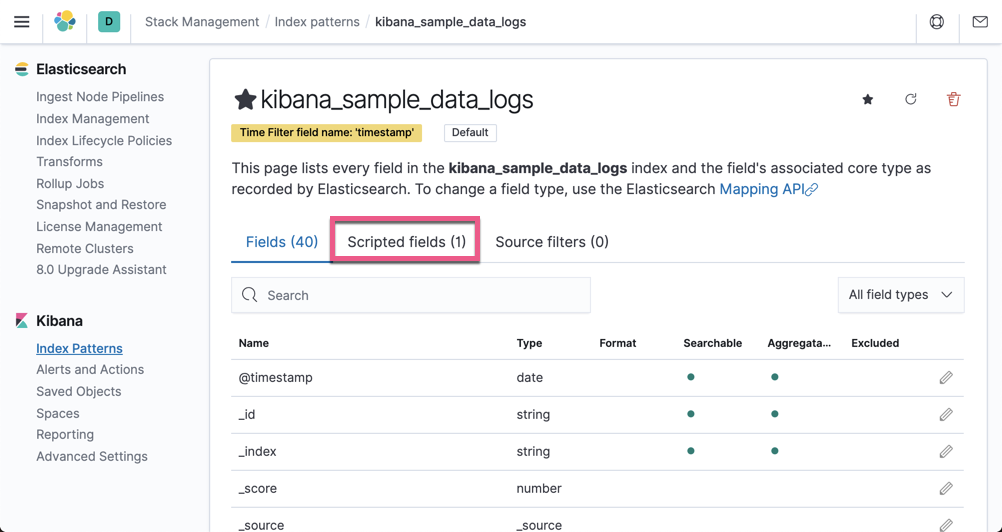 Kibana：使用 Scripted fields 来提高数据的可观测性_kibana script field-CSDN博客