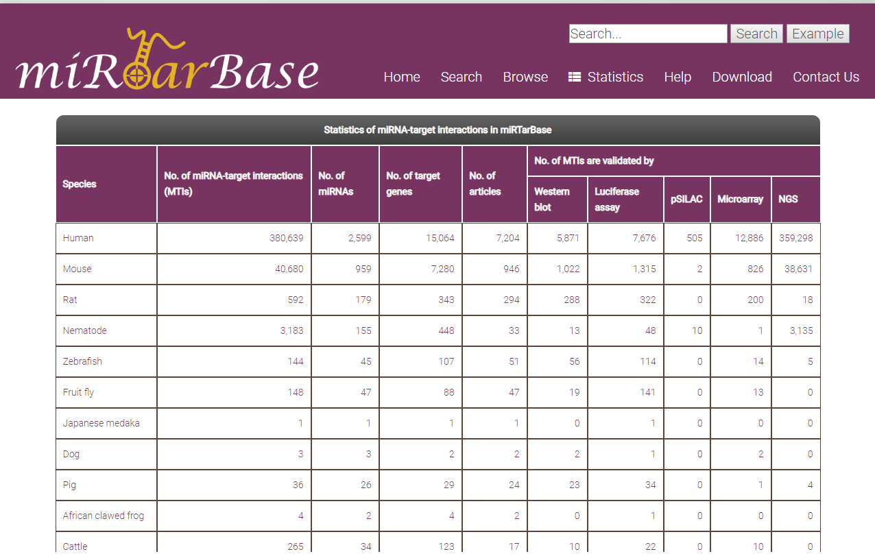 miRNA数据库篇——miRTarBase:实验验证的miRNA靶基因数据库-CSDN博客