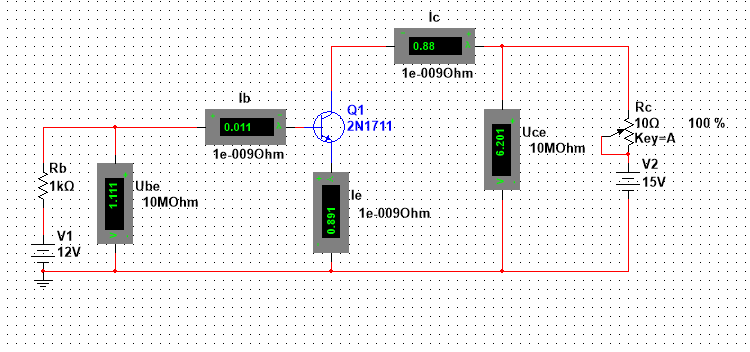三极管放大电路（multisim实现,实测数据）_multisim三极管放大电路-CSDN博客