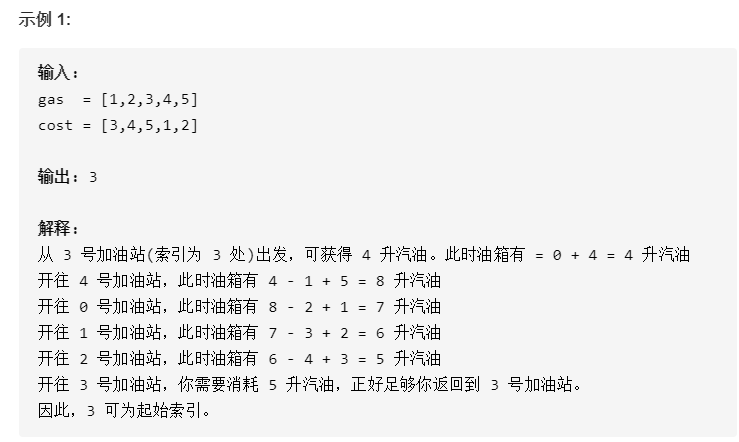 Leetcode 134 加油站 从遍历枚举到贪心优化到onn Costsize Csdn博客 