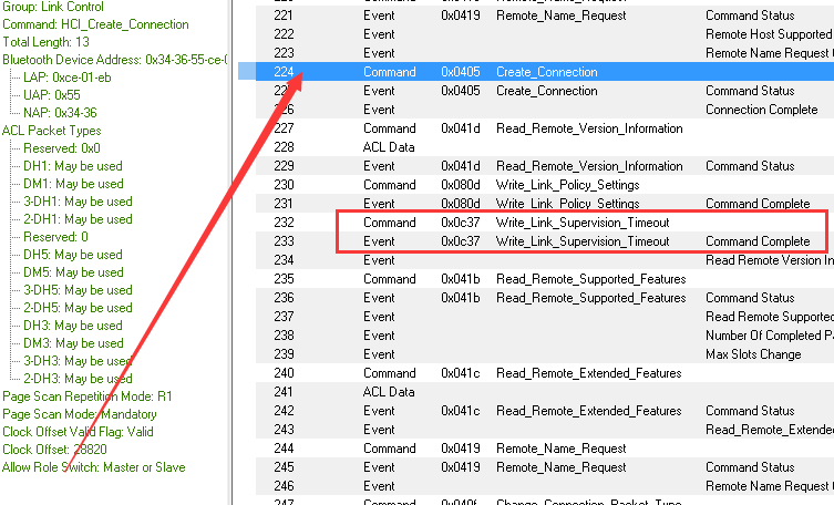 第一部分：HCI协议（八）具体的HCI command和event（13、PHYSICAL LINKS）_read link supervision timeout-CSDN博客