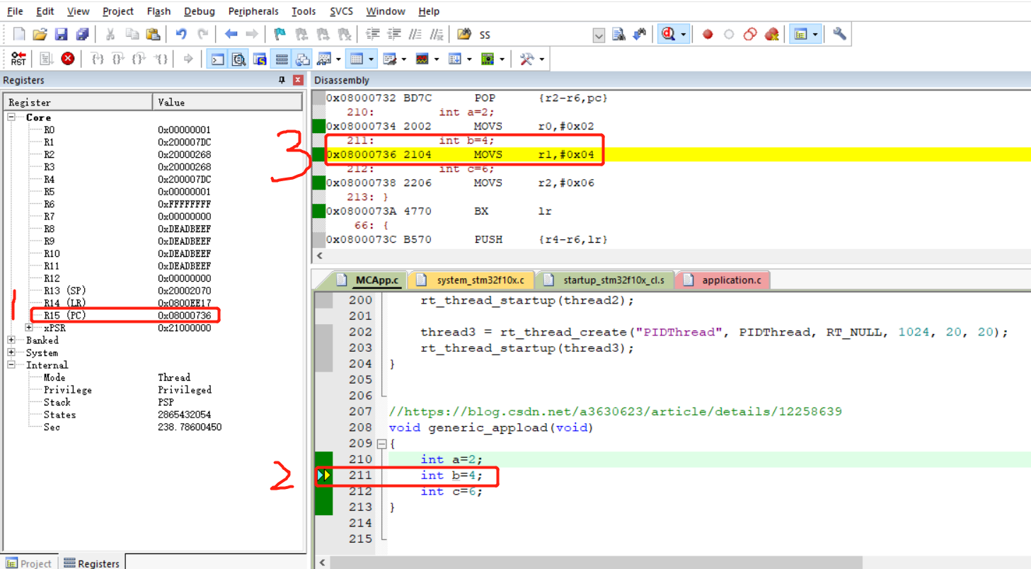 让程序跳转到某绝对地址执行——程序计数器PC(esp和ebp)_c语言pc地址移动-CSDN博客