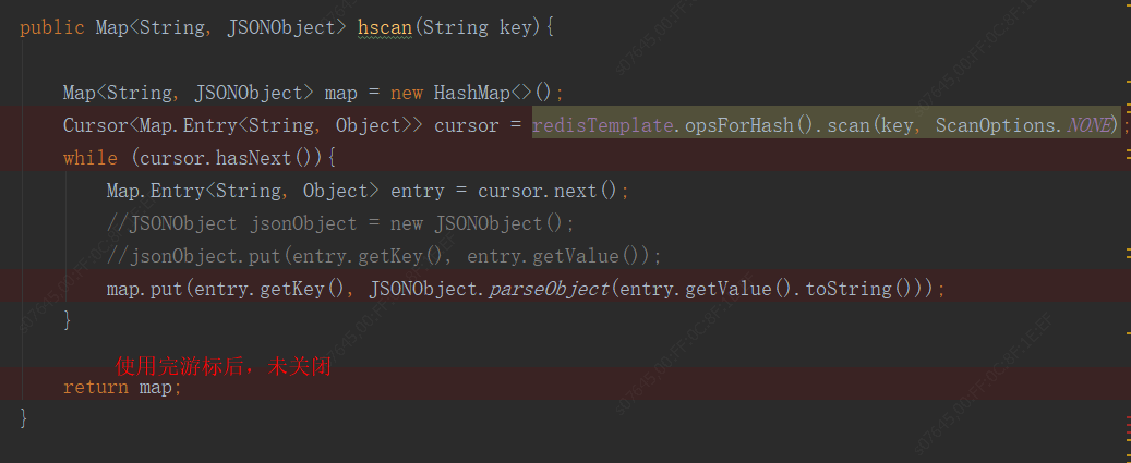 redis的hash存储scan()方法的坑_redistemplate.opsforhash().scan-CSDN博客