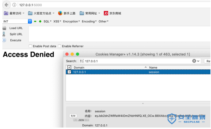 通过SECRET_KEY绕过flask的session认证_flask-unsign-CSDN博客
