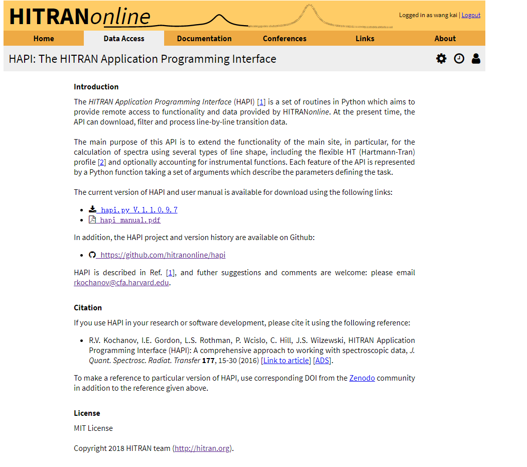 光谱数据库HITRAN的使用方法-CSDN博客