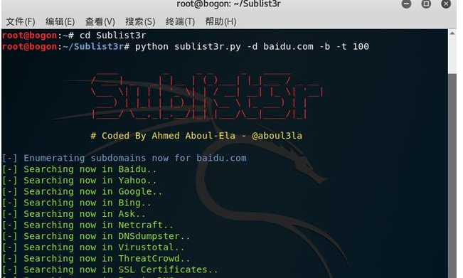 Sublist3r使用教程-子域名扫描工具-CSDN博客