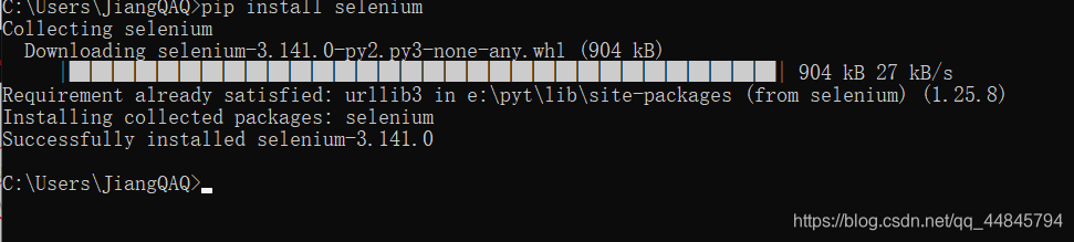 Anaconda Pip Selenium的安装和报错error Exception Traceback Most Recent Call Lastanaconda 中安装包出错