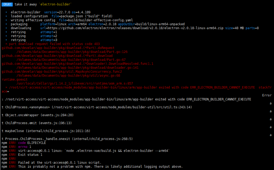 linux下运行和打包electron项目遇到的错误处理（打包使用electron-builder）_application linux category is set to default ...