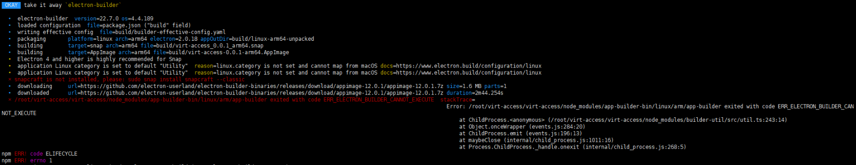 linux下运行和打包electron项目遇到的错误处理（打包使用electron-builder）_application linux category is set to default ...