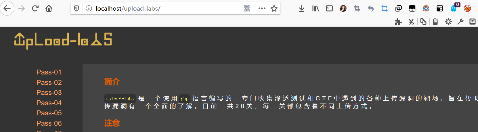 Windows下的Upload-labs环境搭建(Upload文件夹不存在报错）_upload-labs文件夹不存在-CSDN博客