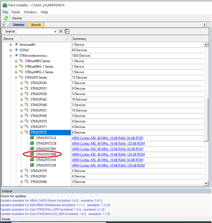 STM32F072RB 实作笔记（一）- Keil 安装_stm32f072 pack-CSDN博客