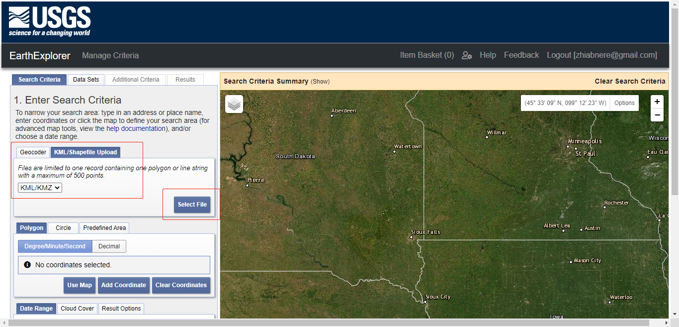 【地球科学】使用USGS下载指定地区的遥感影像_usgs账户-CSDN博客
