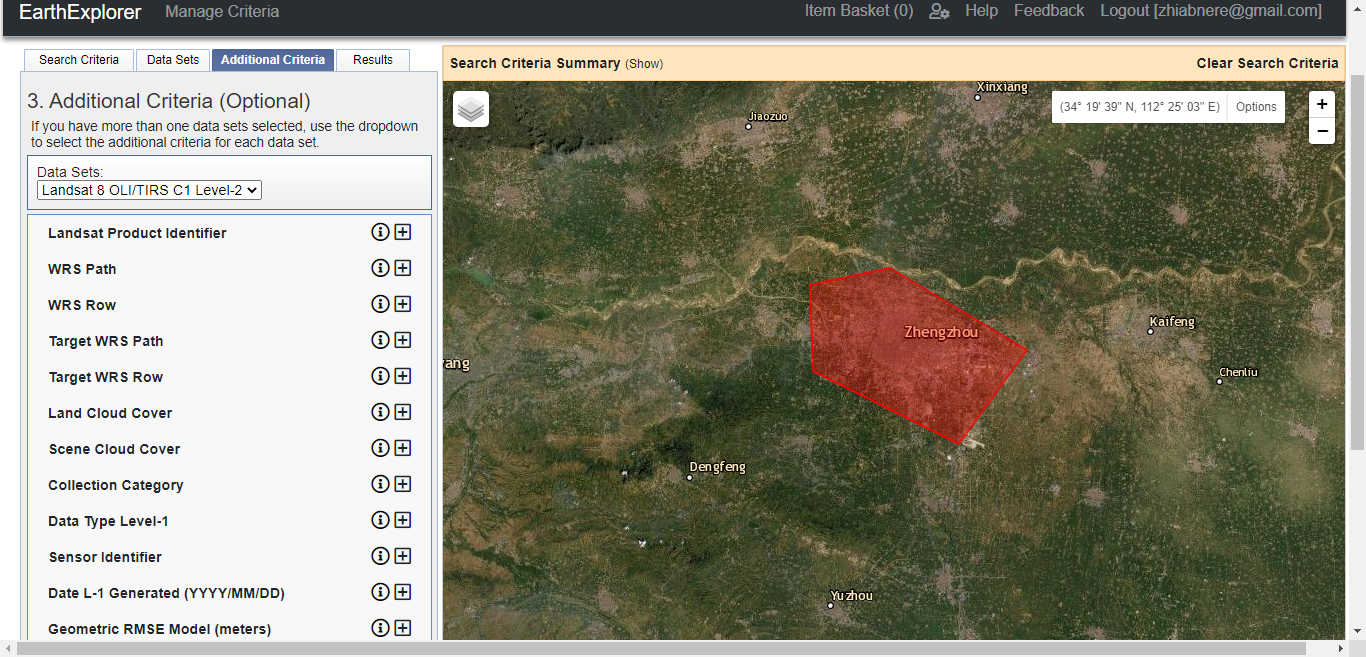 【地球科学】使用USGS下载指定地区的遥感影像_usgs账户-CSDN博客
