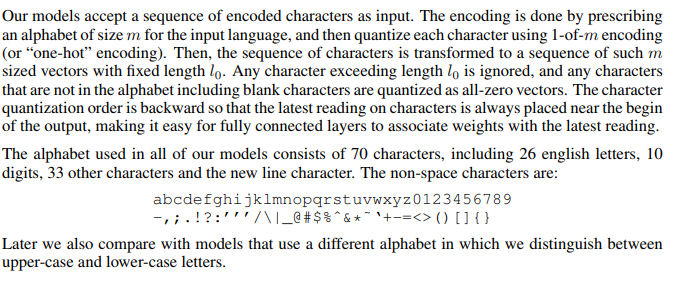 Chartextcnncharacter Level Convolutional Networks For Text Classification 简介 Csdn博客
