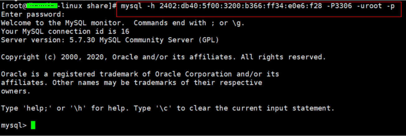通过IPv6连接数据库的方法_命令行测试jdbc连接ipv6-CSDN博客