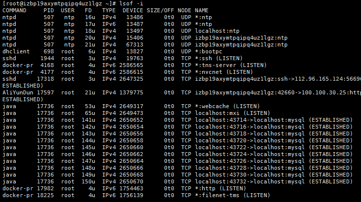 阿里云ECS如何查看linux端口占用情况_阿里云服务器如何查看哪些端口使用流量最多-CSDN博客