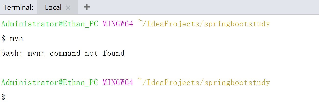 IDEA 在 Terminal 端配置 maven 运行命令_idea terminal mvn-CSDN博客