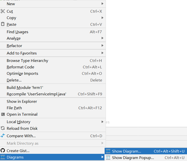 从IDEA中导出UML类图，添加其他包的类以及添加类的关系_idea导出类图-CSDN博客