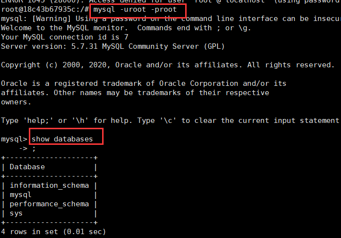 Docker安装mysql Docker Mysql启动命令 3306 Csdn博客