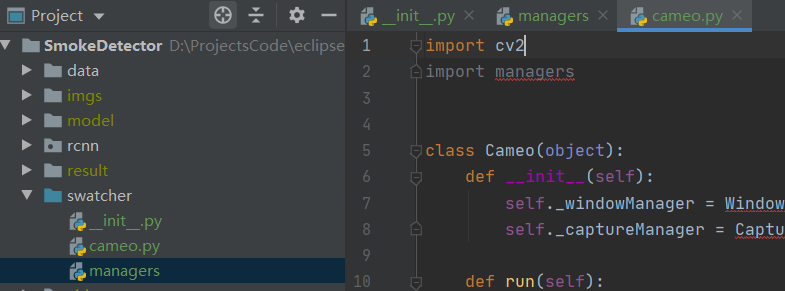 Pycharm import custom modules appear underlined in red - Programmer Sought