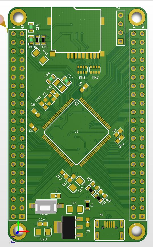 Stm32h750/stm32h743 schematic and pcb source files - Programmer Sought
