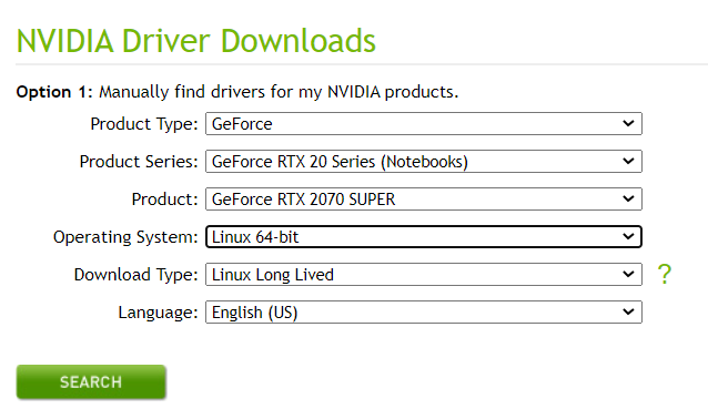Ubuntu16.04安装NVIDIA显卡（RTX20系列）驱动+CUDA10.0+cudnn+Pytorch1.1.0_20系显卡pytorch-CSDN博客