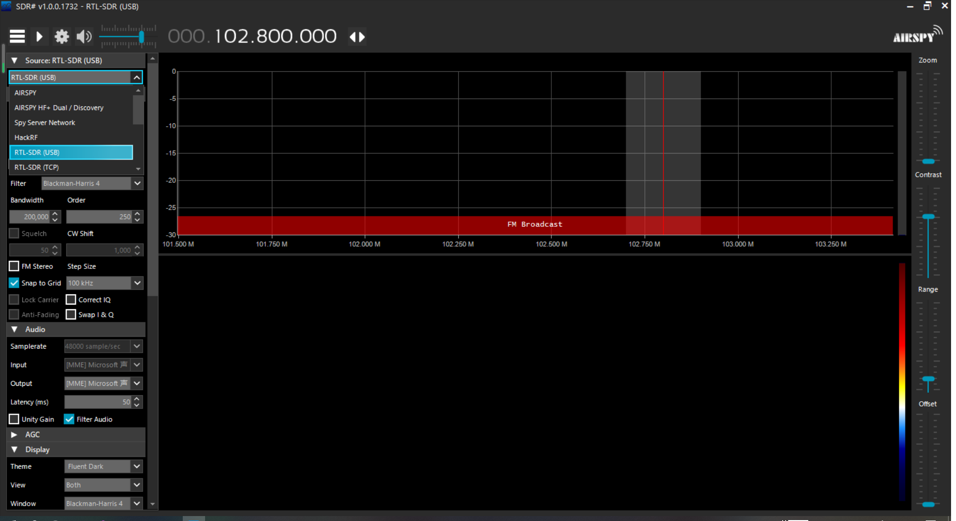 用RTL-SDR接收FM广播信号（R820T2芯片）_r820t2驱动-CSDN博客
