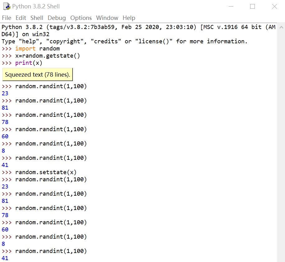 Python中如何用random模块生成随机数并重现_python生成的随机数下次继续用-CSDN博客