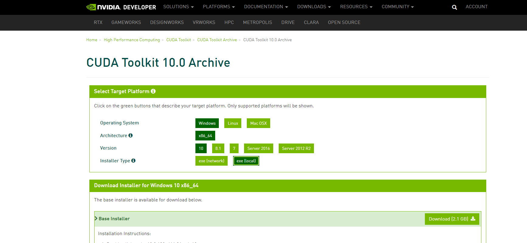 win10 RTX 2060 super 使用anaconda做环境管理 搭建tensorflow-gpu 1.14 cuda 10.0 cudnn 7.6.4 python37 机器学习环境 ...