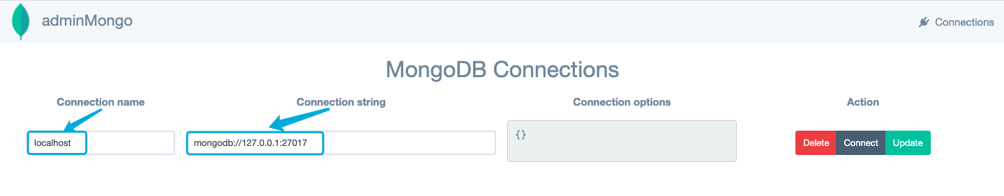 MongoDB 网页可视化管理（adminMongo 的安装、配置）-CSDN博客