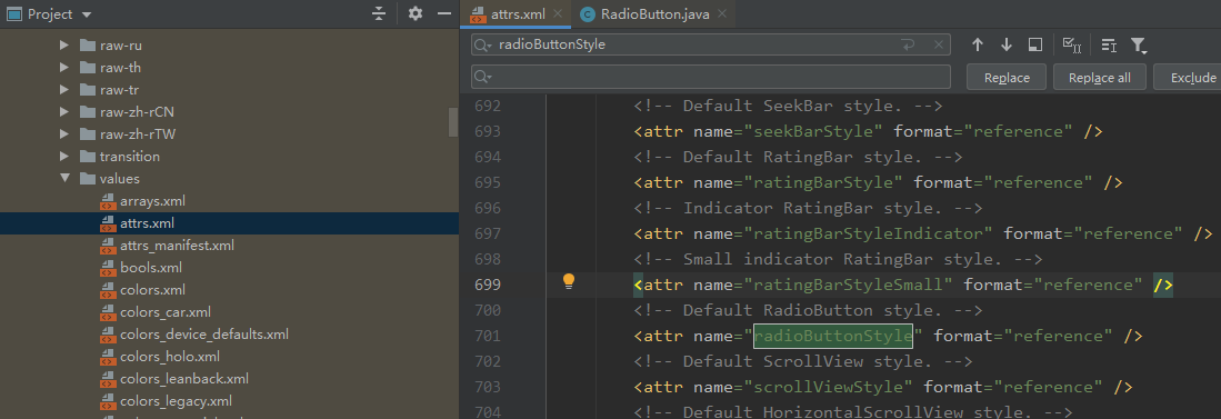 android控件（view）的默认(系统)样式查看_listchoiceindicatorsingle-CSDN博客