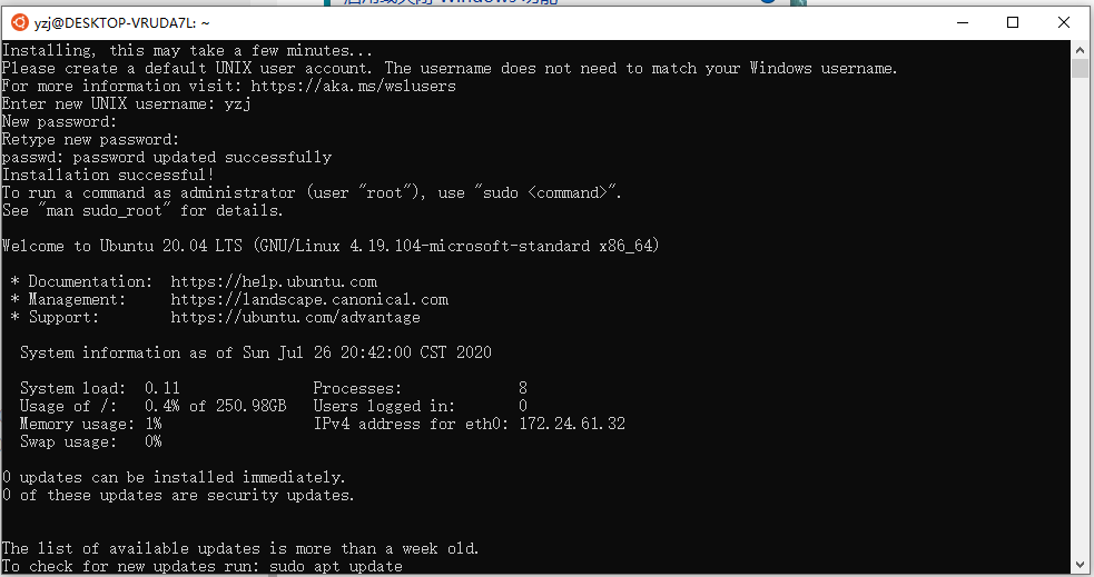 window子系统ubuntu20.04LTS重装遇到error_wslregisterdistribution failed with error: 0x80070-CSDN博客