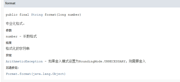 数字处理java 格式化 大数据类 Csdn博客 