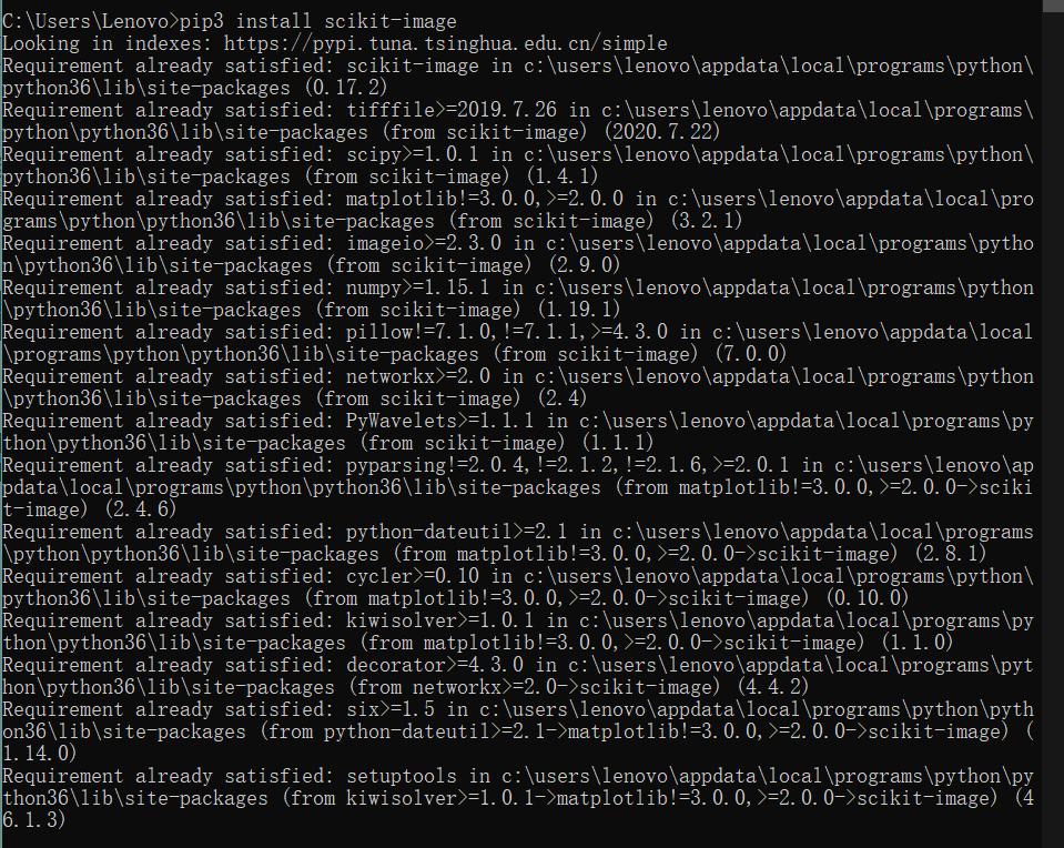 Install skimage using Anaconda - Programmer Sought