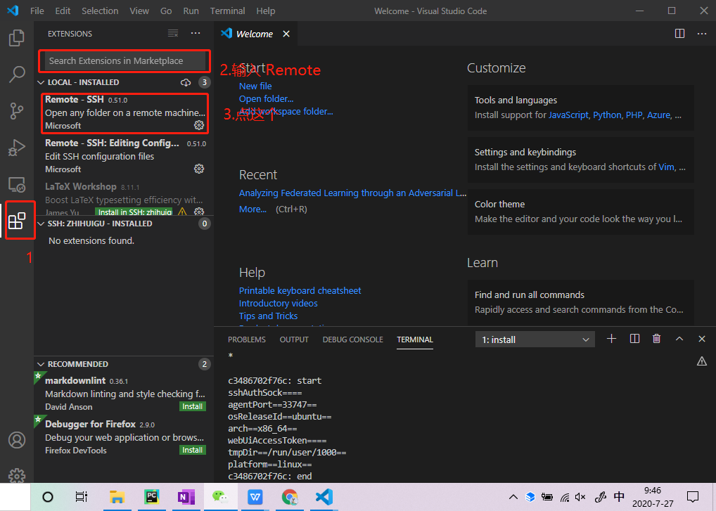 使用vscode在windows上远程连接服务器vscode Windows实例服务器 Csdn博客