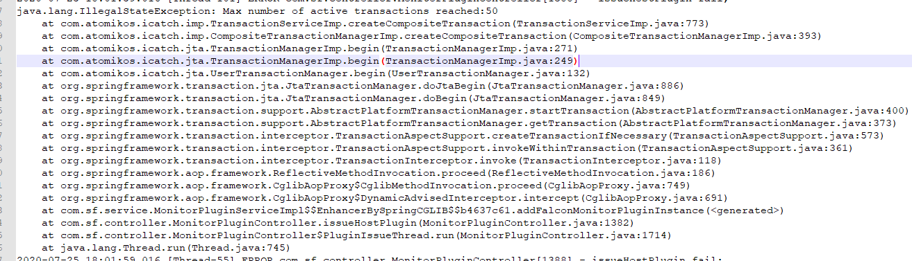 atomikos数据源报错Max number of active transactions reached-CSDN博客