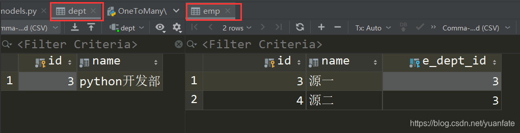 Django模型的高级:模型迁移与反向迁移、模型关系(一对一模型、一对多模型、多对多模型) Csdn博客