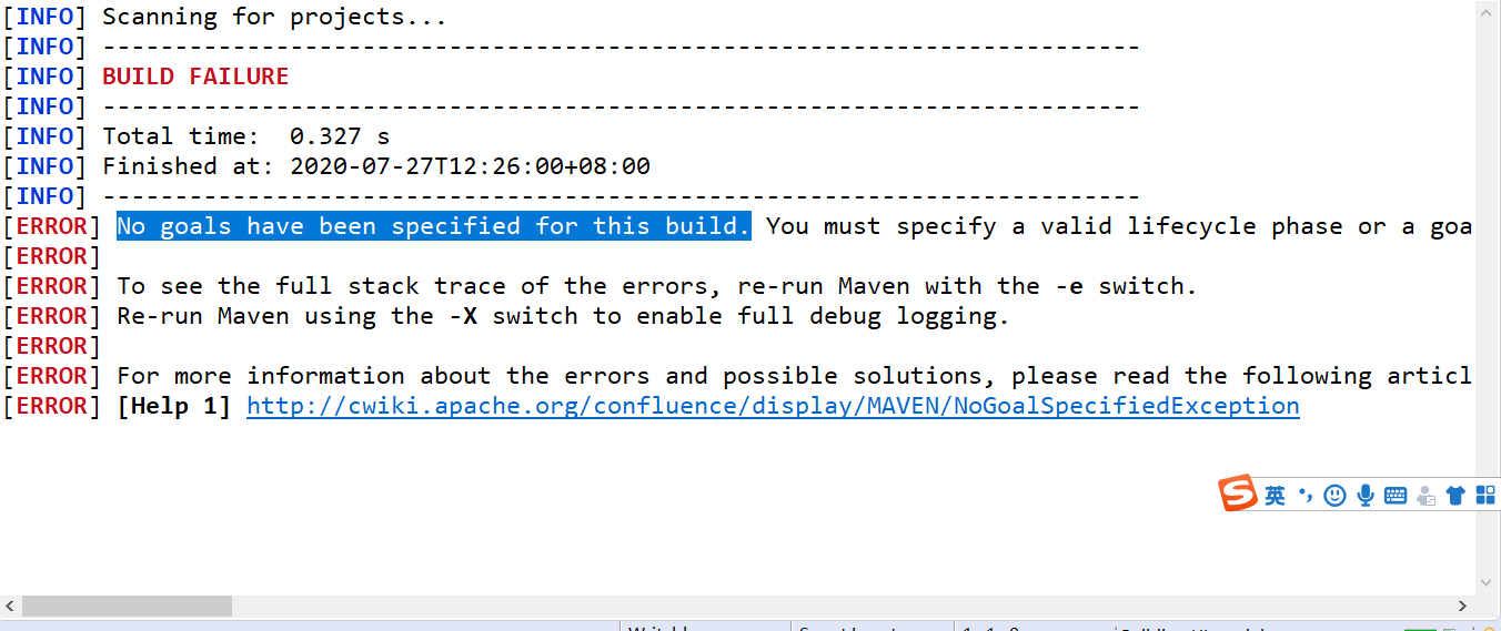 No goals have been specified for this build.问题解决_eclipse no goals have been specified for this ...